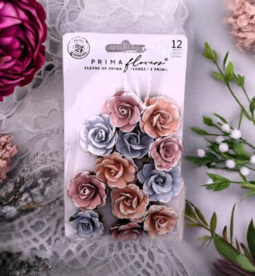 Prima Marketing, Paper Flowers, Scrapbooking, Mixed Media, Crafts ...