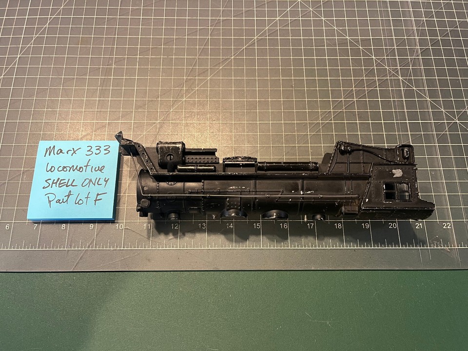 Marx Train 333 Locomotive Engine DIECAST METAL LOCO SHELL ONLY PART LOT ...