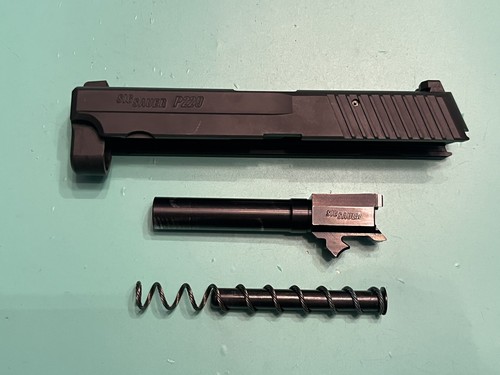 USED OEM SIG SAUER P229 COMPLETE BLACK SLIDE BARREL GUIDE ROD SPRING ...