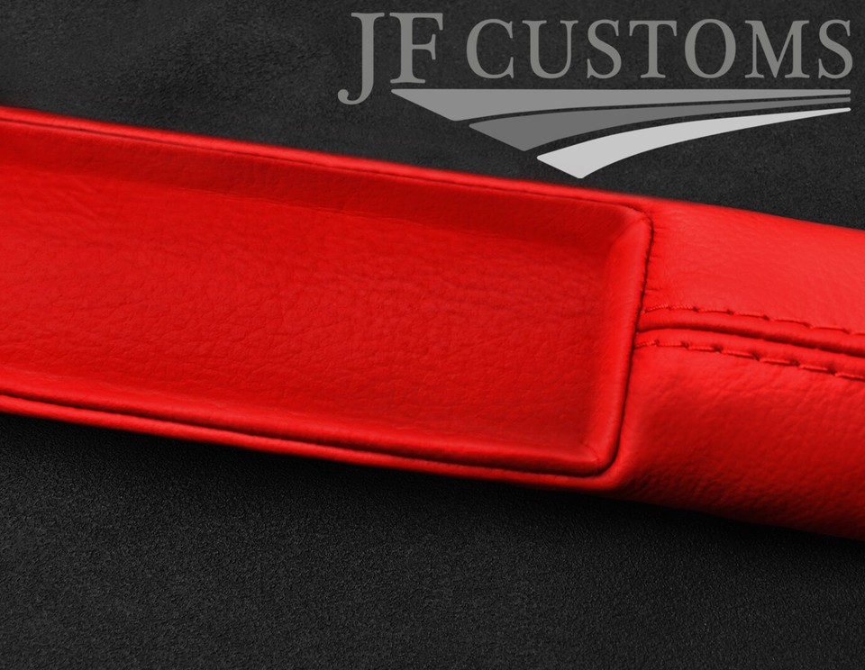 RED LEATHER 2X CAR KEY HOLDER PROTECTOR FITS CHRYSLER CROSSFIRE 03-08 ...
