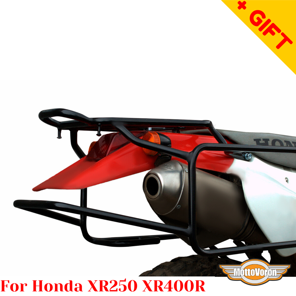 For Honda XR250 rack luggage system XR400R Motard XR250 Baja side ...