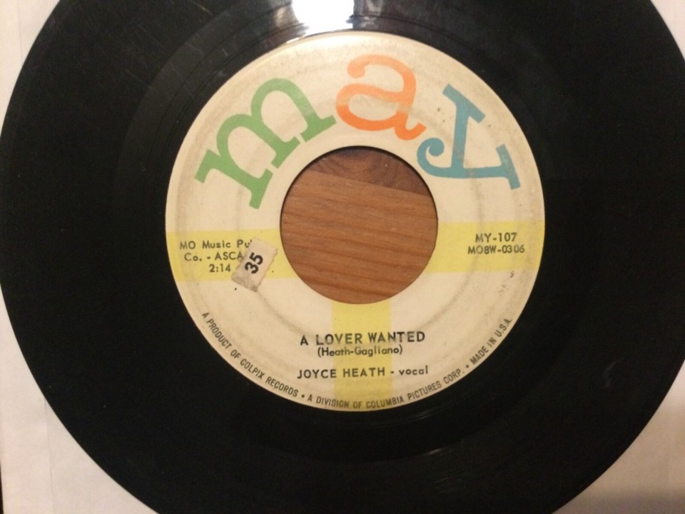 Joyce Heath “(I Know) Your Heart’s Not Made Of Wood” 45 MAY..60’s Rare ...