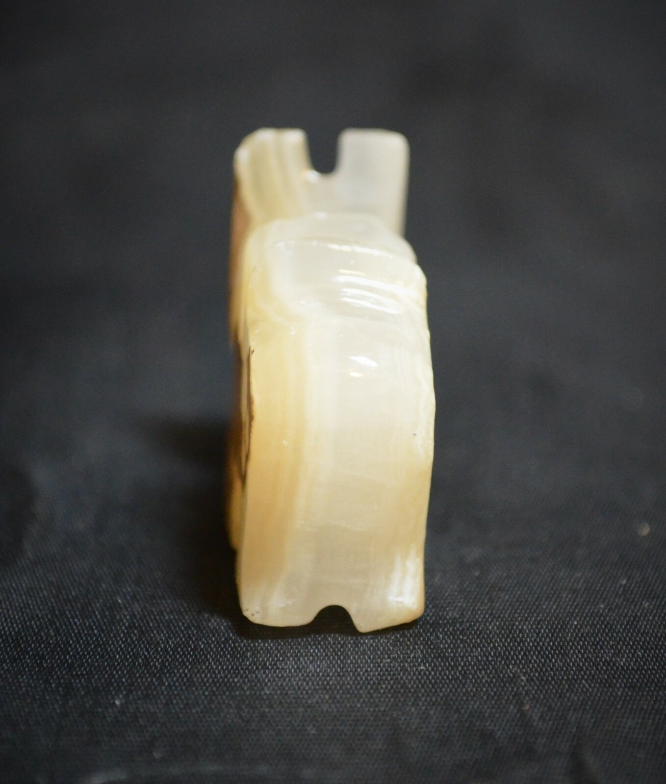 Small Stone Carved Donkey, Burro with pack on back, Figurine, quartz ...