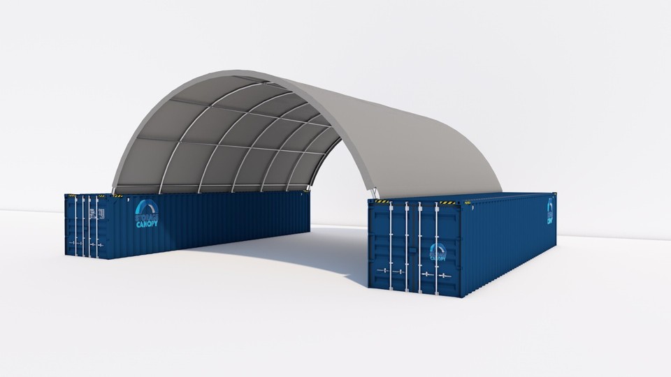 33W-40L-12H (ft) Quonset Hut Shipping Container Roof Quonset Hut Shed ...