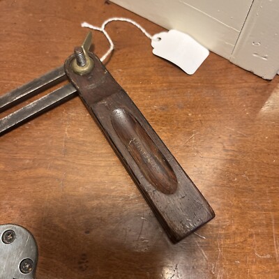 Antique Stanley Brass/Wood Adjustable Sliding Bevel Carpentry Angle ...