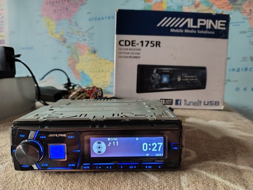 Alpine CDE-175R Car Stereo Mobile Media Receiver Fully Working Great ...