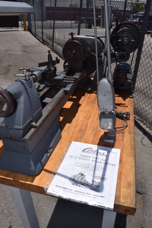 Atlas 10F lathe Metalworking craftsman metal Machinist Machine 10 ...