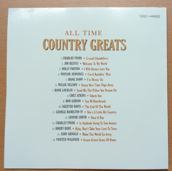 All Time Country Greats (CD, Mar-1997) - IMPORT Made in Brazil UPC ...