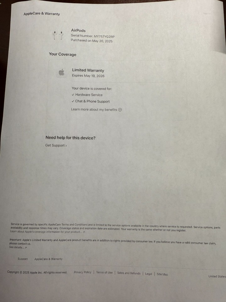 Apple AirPods Pro 2nd Generation MagSafe Charging Case Model A3049 ...