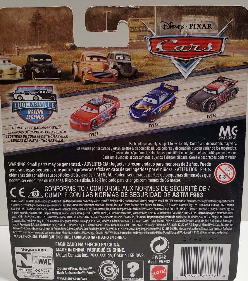 Disney/Pixar Cars Thomasville Racing Legends Raceway Chip Gearing ...