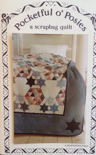Pocketful O' Posies Quilt Pattern by Hearthsewn Patterns Scrapbag Quilt ...