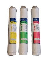 Pure Blue H20 Stage 1 2 & 4 Water Filters Sediment Pre & Post Carbon ...