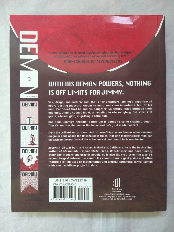 Demon, Volume 3 Paperback Jason Shiga 9781626724549 | eBay