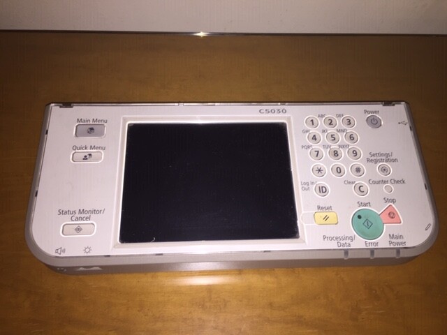 Canon Image Runner C5030 C5035 C5045 C5051 Genuine Front Operation ...