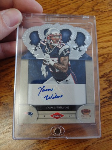 2012 Crown Royale - Rookie Signatures Silver Holo-Foil #88 Tavon Wilson ...