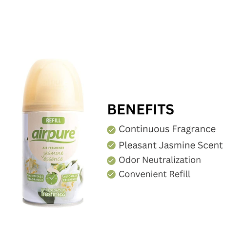 Airpure Jasmine Essence Auto Refill Long-Lasting Air Freshener 250Ml ...