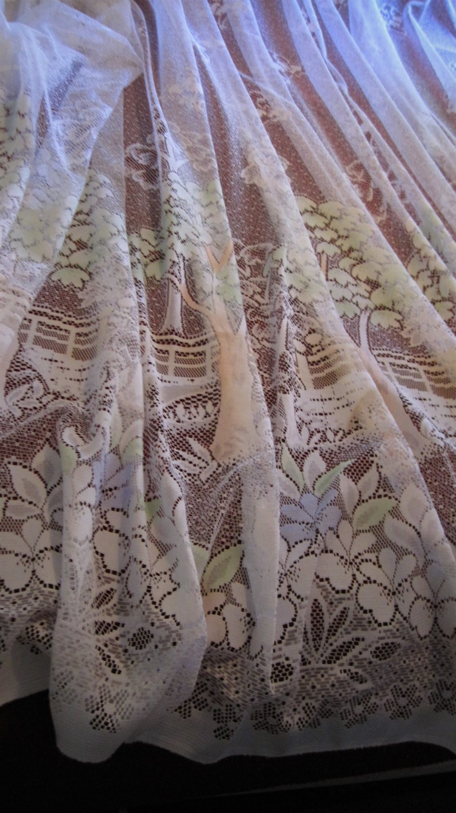 LACE PANEL SHEER CURTAINS 104" EXTRA WIDE, CENTRAL PARK DESIGN - SOLD ...
