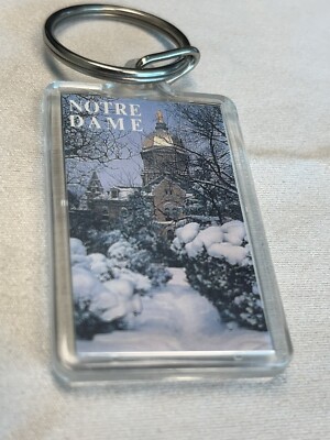 NOTRE DAME University Golden Dome Souvenir Keychain Key Ring - Free ...