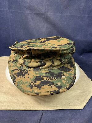 USMC Cover Garrison Marpat Digital Woodland Camo US Marine Corps Hat ...