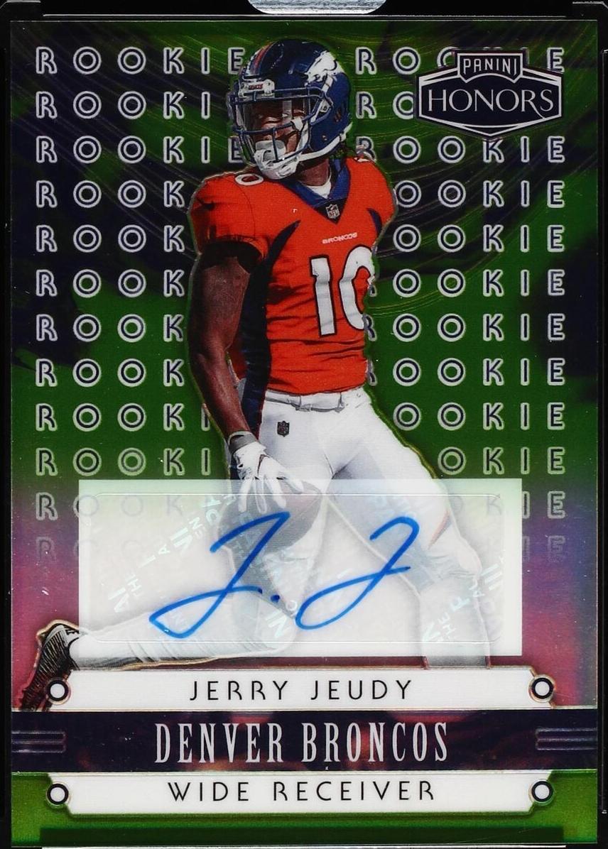 2020 Panini Honors - 2002 Honors Rookies Jerry Jeudy #12 Green ...