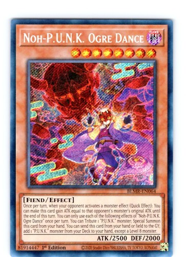 Yu-Gi-Oh! TCG Noh-P.U.N.K. Ogre Dance BLMR-EN064 | eBay