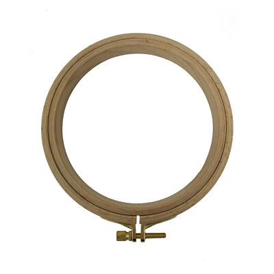Nurge Premium Beech Wood Gold Clasp Embroidery Hoop 8" Inches/22cm ...