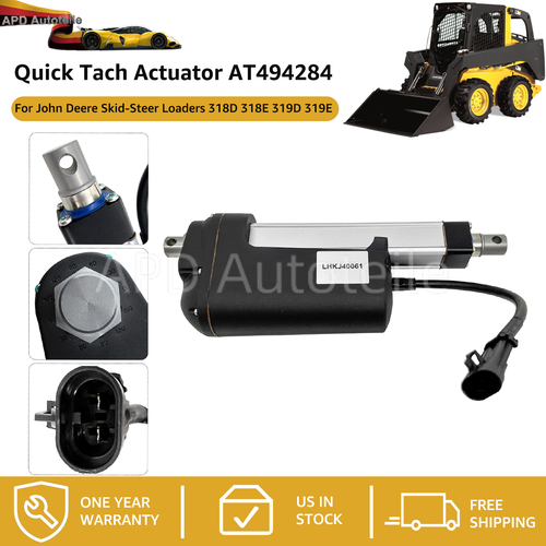 Quick Tach Actuator AT494284For John Deere Skid-Steer Loaders 318D 318E ...