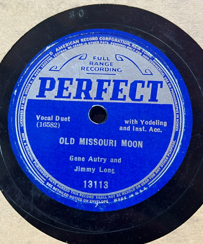 Gene Autry / Jimmy Long - Tumbling Tumbleweeds / Old Missouri Moon ...
