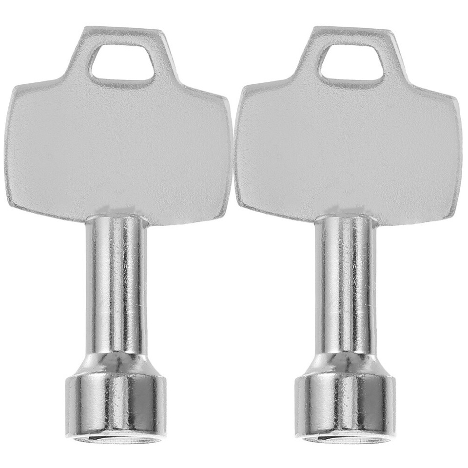 2 Pcs Trash Can Key Triangle Socket Peel Box Lock Commercial Keys ...