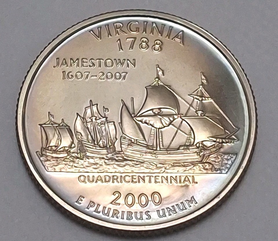 2000 S State Quarter Virginia Gem Proof Great Details Q287 | eBay