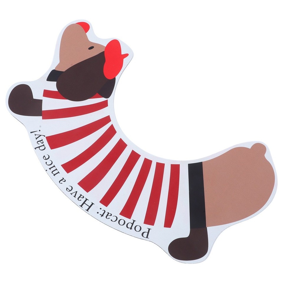 U Shaped Floor Mat Contour Bathroom Rug Cartoon Animal for Toilet | eBay UK