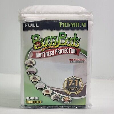 Buggy Beds Premium Stretch Bed Bug Mattress Protector Zipper Encasement ...