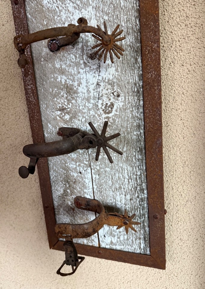 vintage western cowboy spurs display | eBay