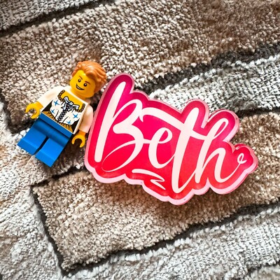 Name Magnet : BETH | for Fridge, Locker or Office | graffiti ...