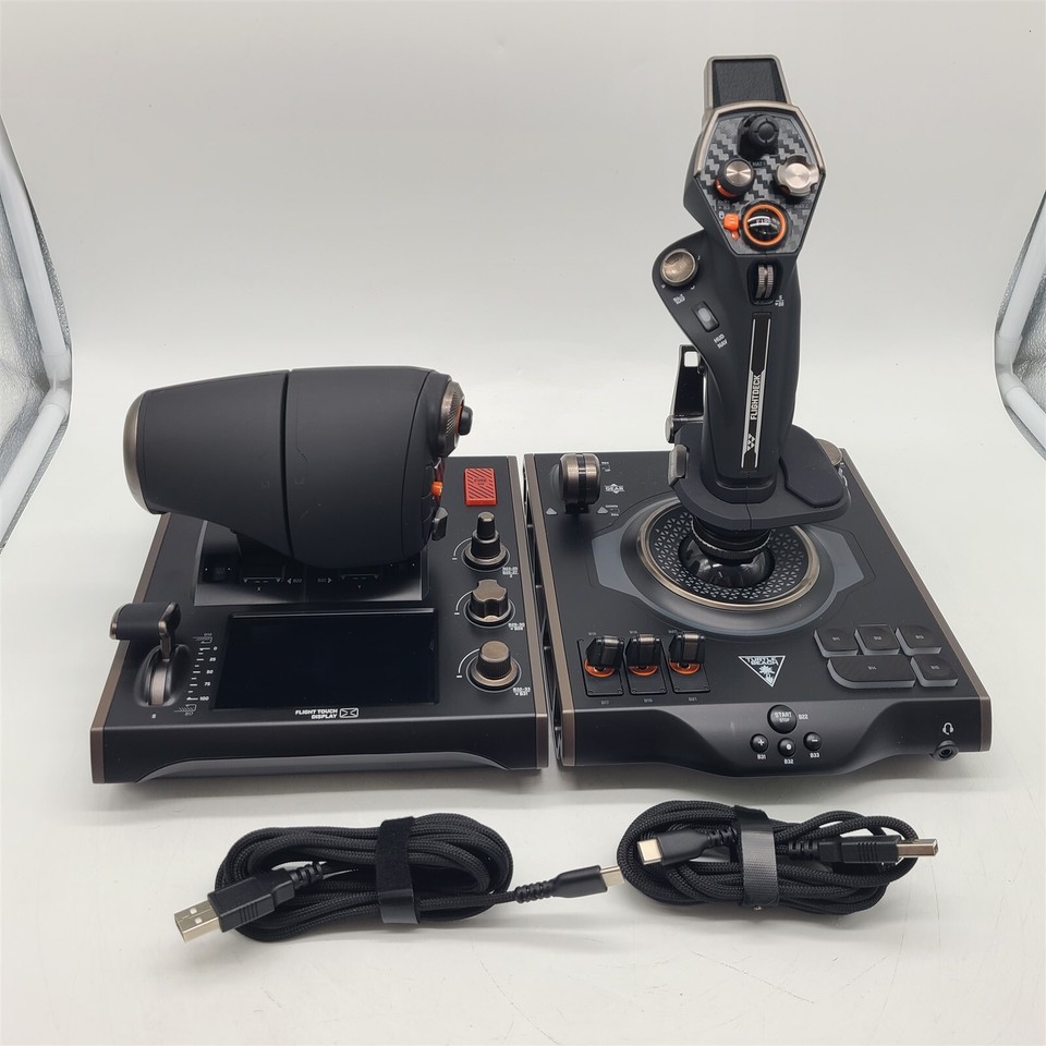 Turtle Beach VelocityOne Flightdeck HOTAS Simulation System Joystick ...