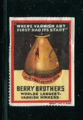 Berry Brothers Varnish Makers Reklamemarke Poster Stamp | eBay