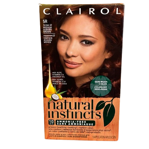 Clairol Natural Instincts 5R 22 Cinnaberry Medium Auburn Brown Hair ...