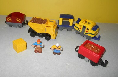 FISHER-PRICE GeoTrax LIGHTS & SOUNDS VEHICLE THE MOST RUGGED TEAM W ...