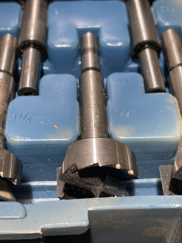 ROCKLER 16-Piece Precision Forstner Bit --Set in Case --1/4"-2 1/8" | eBay