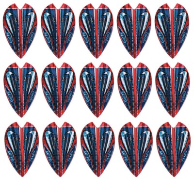 5 Sets Retro Vortex 100 Micron Dart Flights – Ships w/ Tracking – Red ...