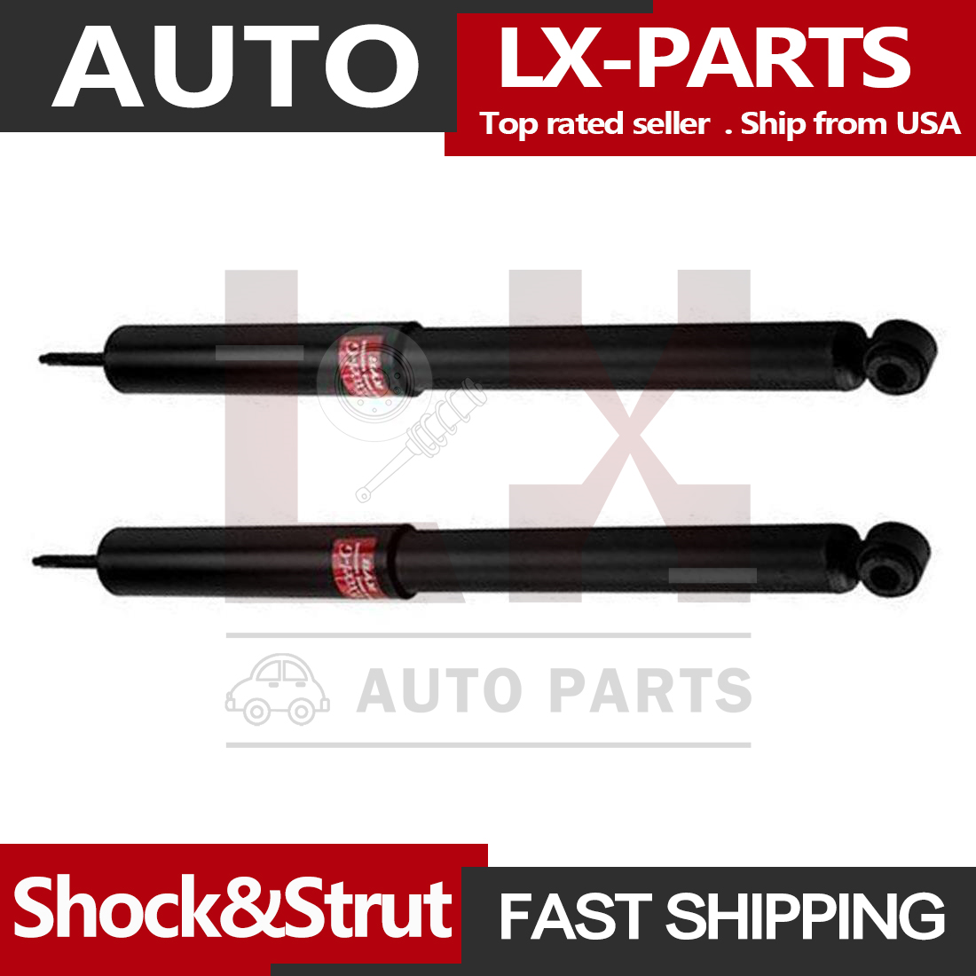 KYB 2X REAR Shocks Struts Assembly For 1958-1968 AMERICAN MOTORS ...