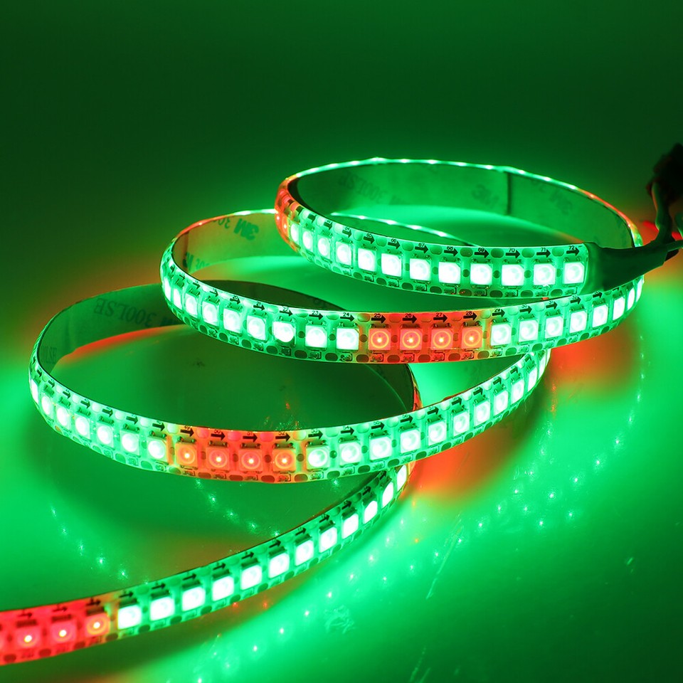 WS2812B 5V 5050 RGB LED Strip 1-5M 30 60 144 150 300 Leds Individual ...