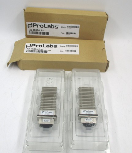 2x ProLabs X2-10GB-LR-C networking modules. | eBay UK
