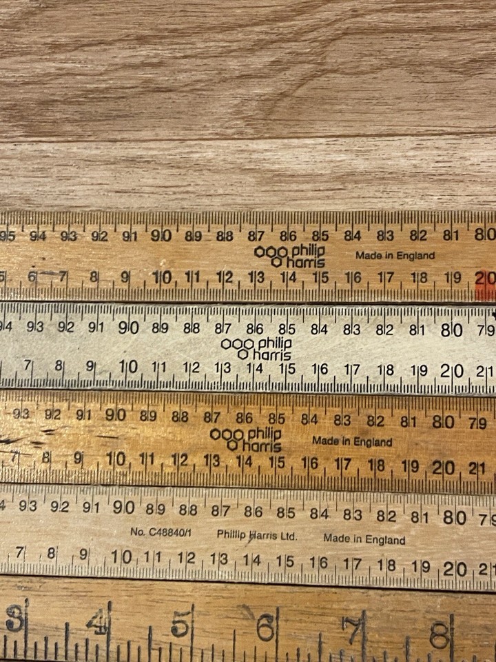 Vintage 36" Yard Stick Wooden Ruler X7 Patternmaker Engineer Classroom ...