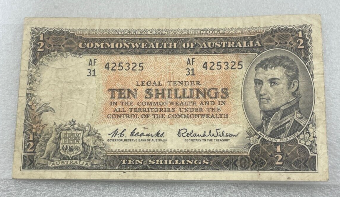 1961 Coombs Wilson R17 FINE Ten Shillings Note - FINE | eBay Australia