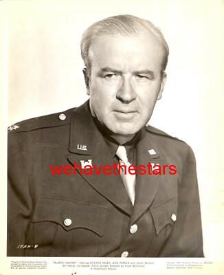 Vintage Harry Shannon CHARACTER ACTOR '43 ALASKA HIGHWAY Publicity ...