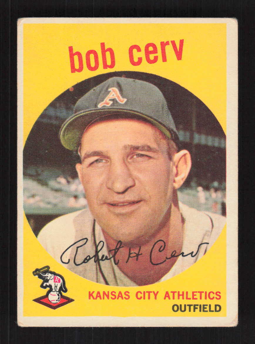 Bob Cerv 1959 Topps Kansas City Athletics #100 | eBay
