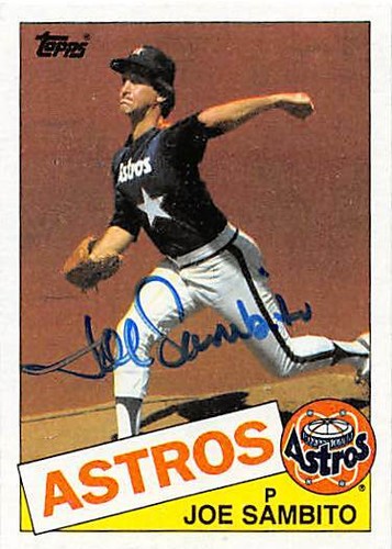 Joe Sambito autographed Baseball Card (Houston Astros) 1985 Topps #264 ...