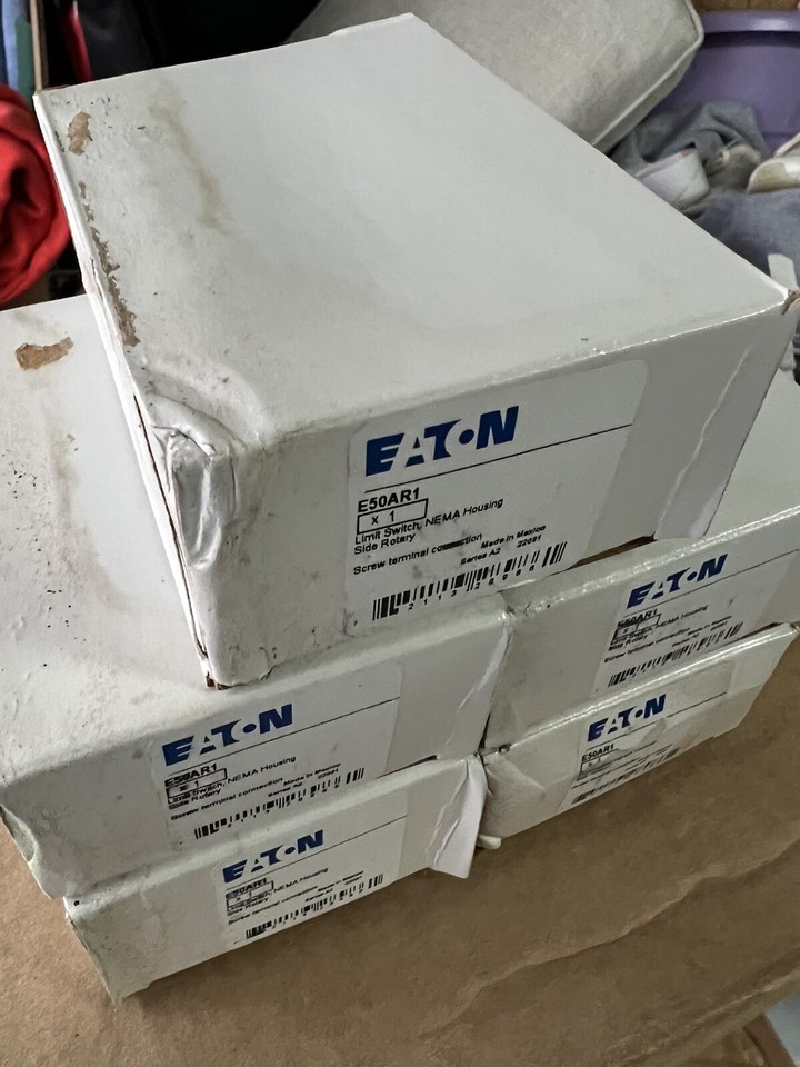LOT 5-Eaton E50AR1 Heavy Duty Limit Switch Assembled Side Rotary Spr ...