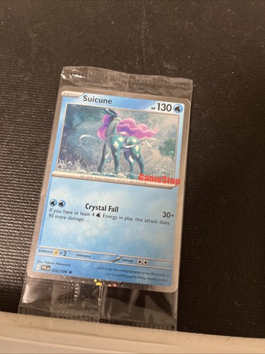 GameStop Stamped Suicune Promo Pokemon Card Release Day Promo | eBay